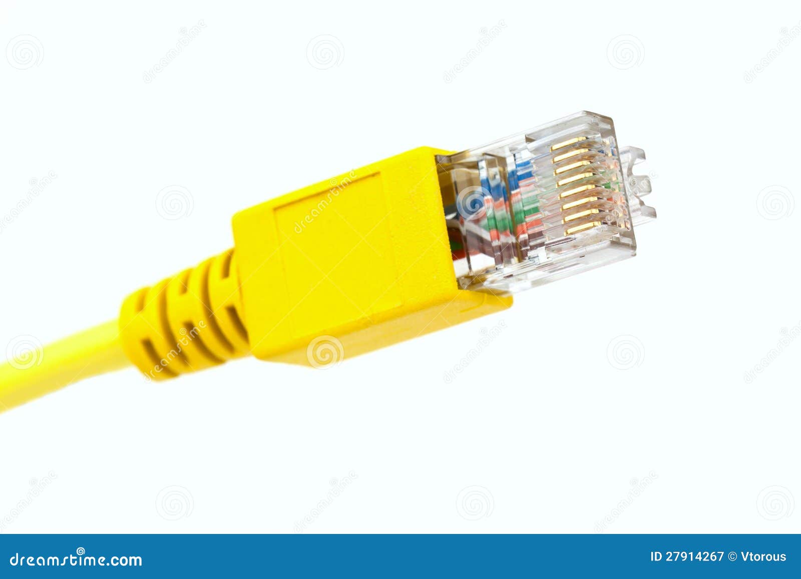Rj-45 connector stock image. Image of link, connect, speed - 27914267