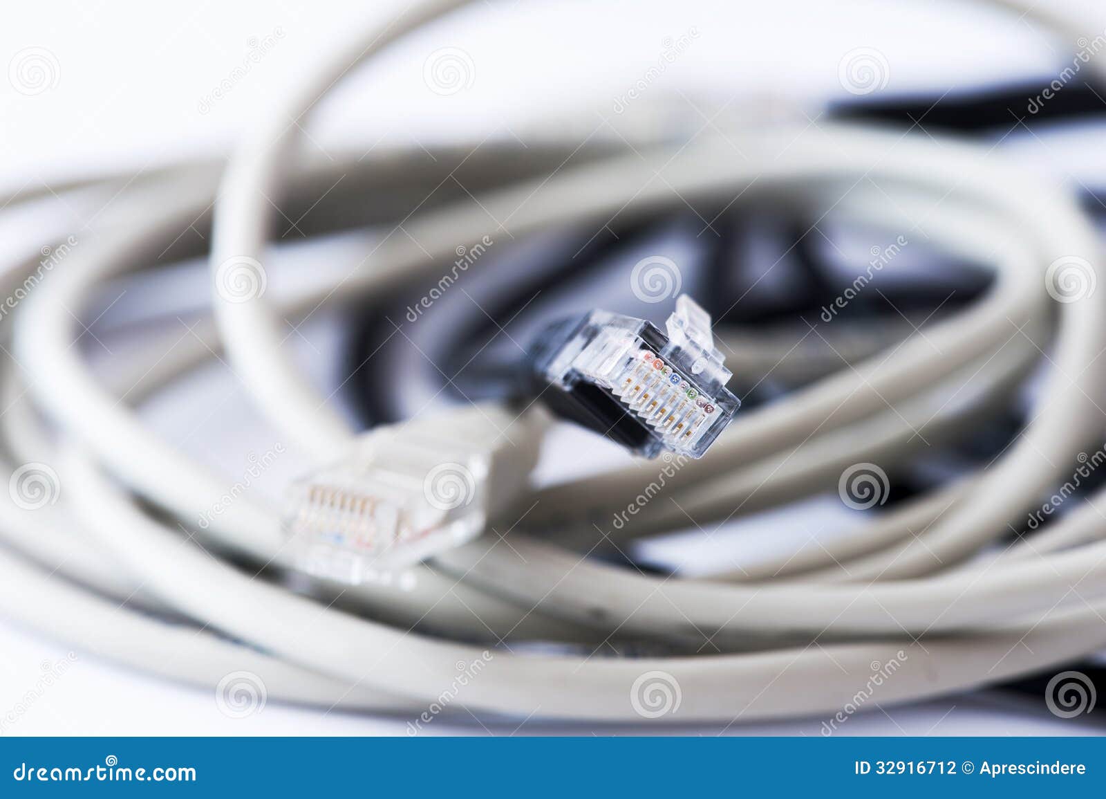 Rj45 connector cables stock photo. Image of conflict - 32916712