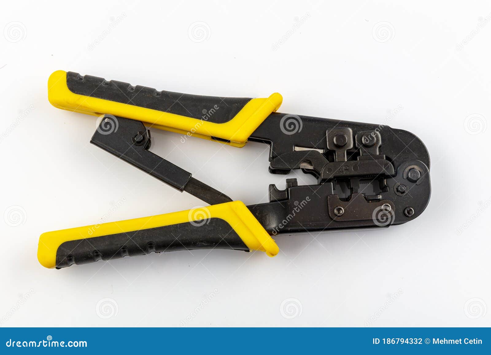 RJ45 Crimping Tool Kit Crimp Tool. Data Crimp Tool Kit Isolated on White Background Stock Photo Image of pair isolated 186794332