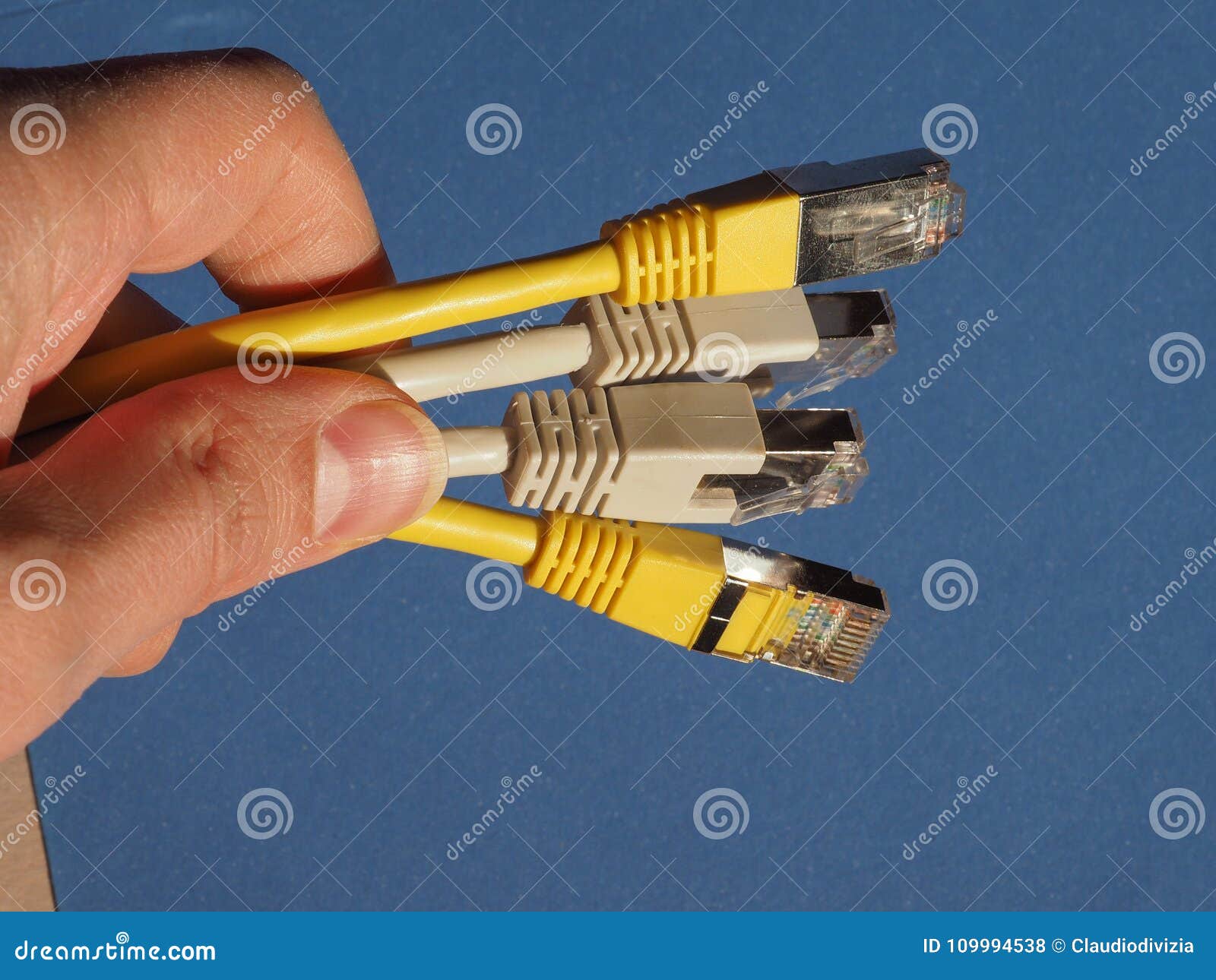 RJ45 ethernet plug stock photo. Image of connection - 109994538