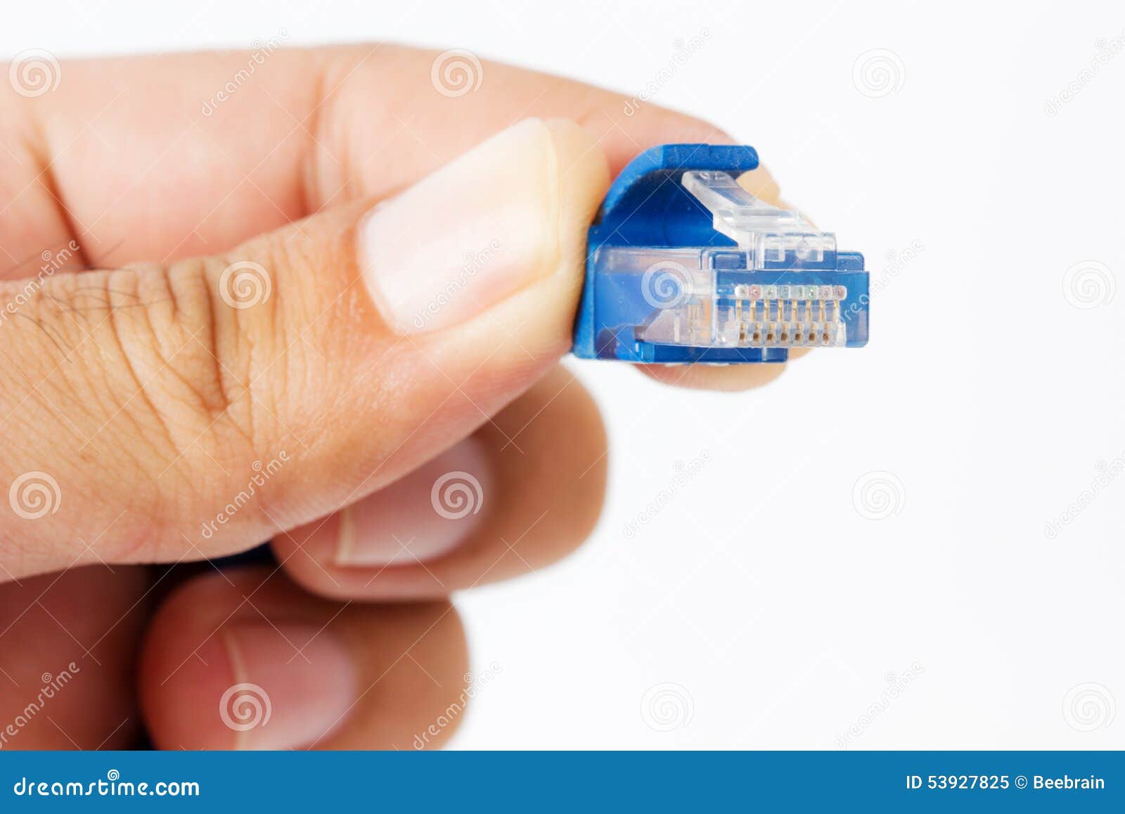 RJ 45 network cable stock image. Image of communication - 53927825