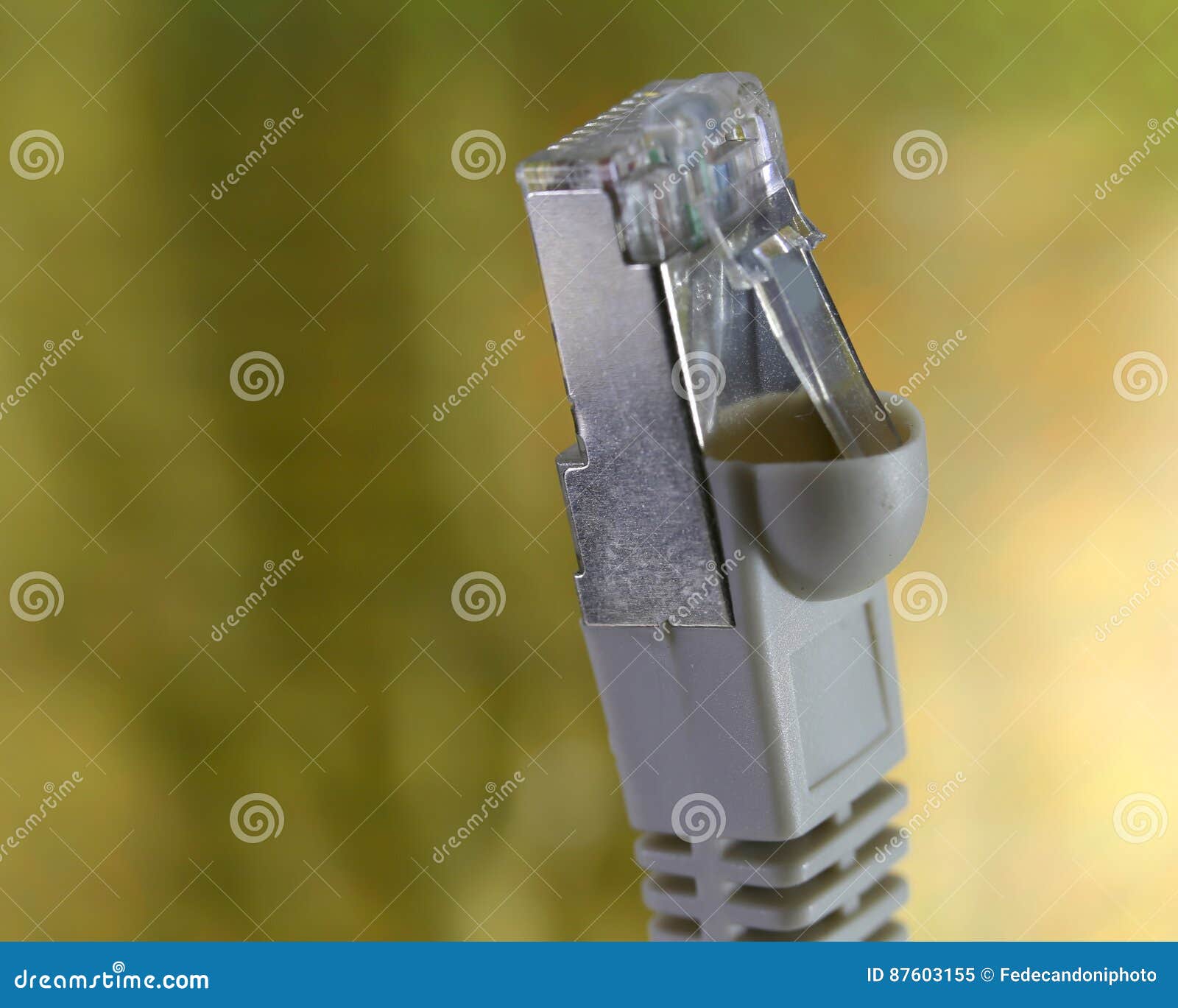 RJ45 Network Connector To Connect Computers To the Internet Stock Image ...