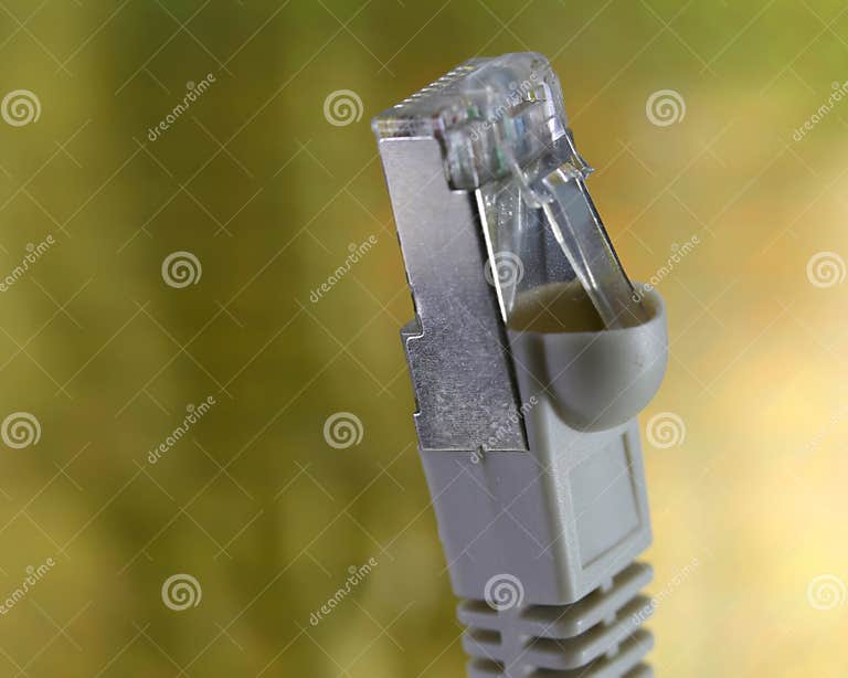 RJ45 Network Connector To Connect Computers To the Internet Stock Image ...