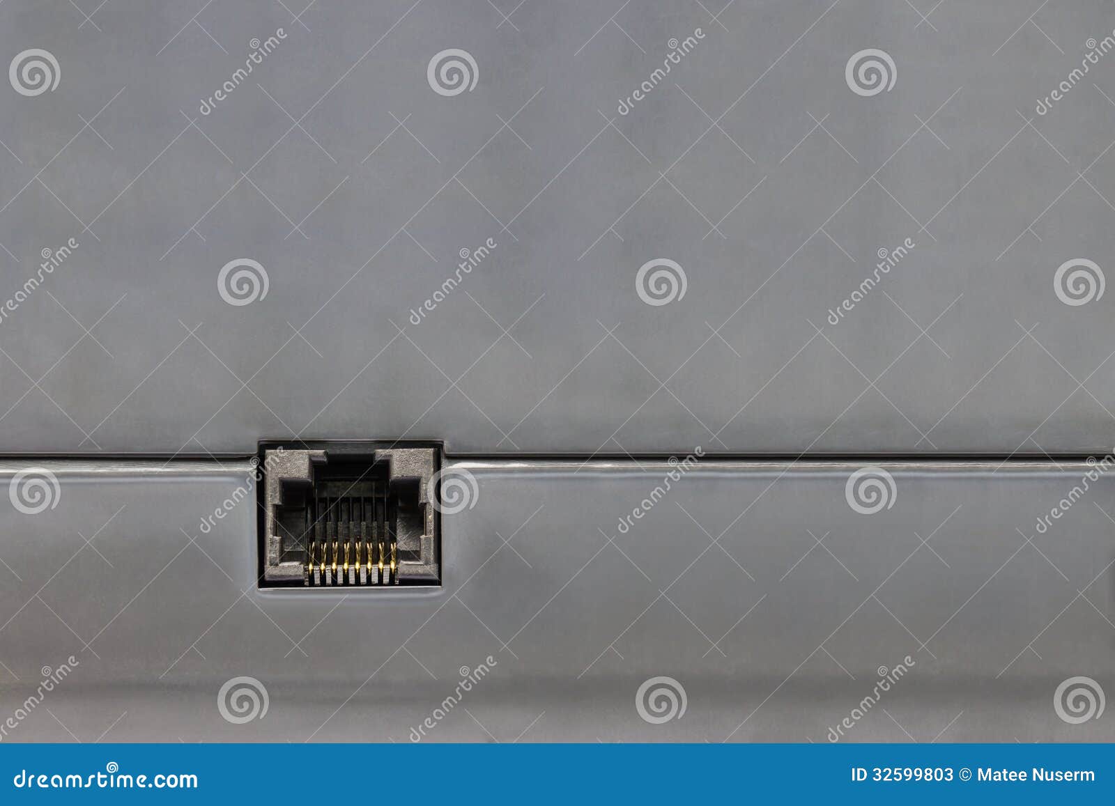 RJ-45 port stock image. Image of close, plug, cat5, contact - 32599803