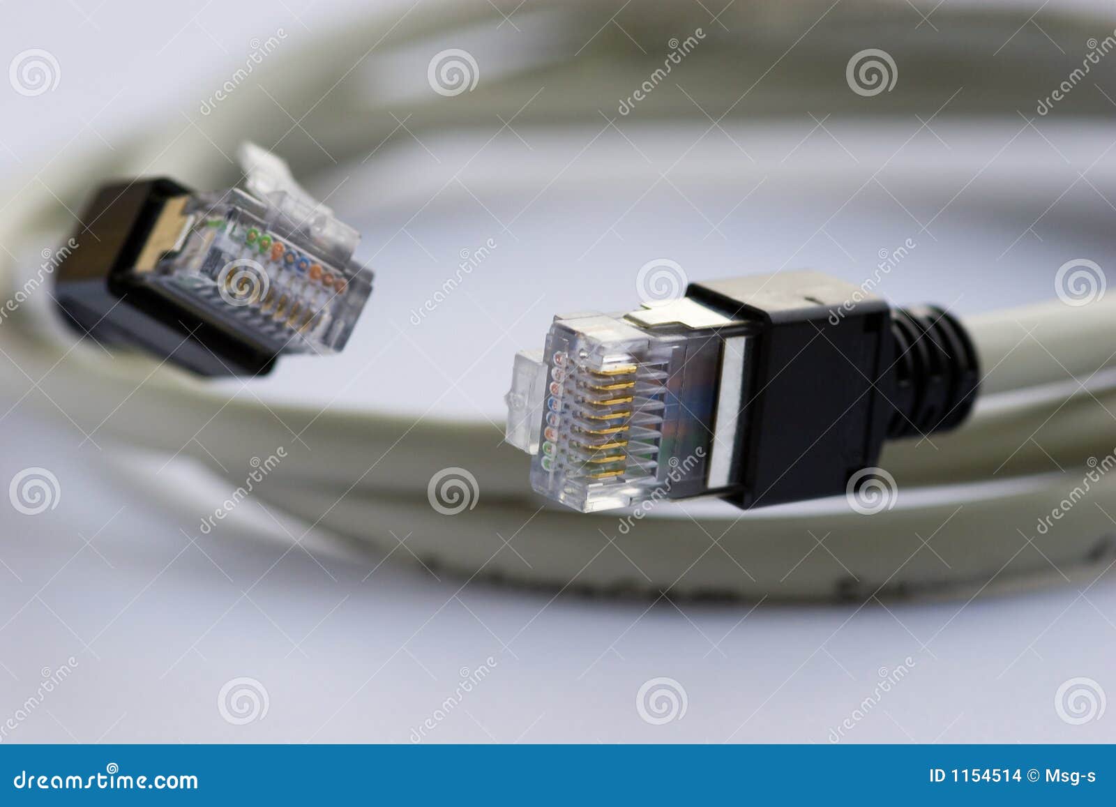Rj45 stock photo. Image of modem, ethernet, cabling, connector - 1154514