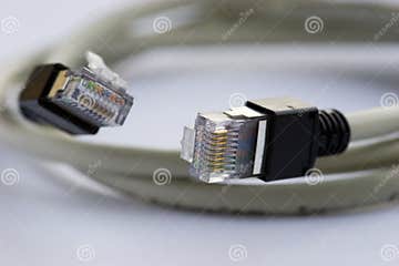 Rj45 stock photo. Image of modem, ethernet, cabling, connector - 1154514
