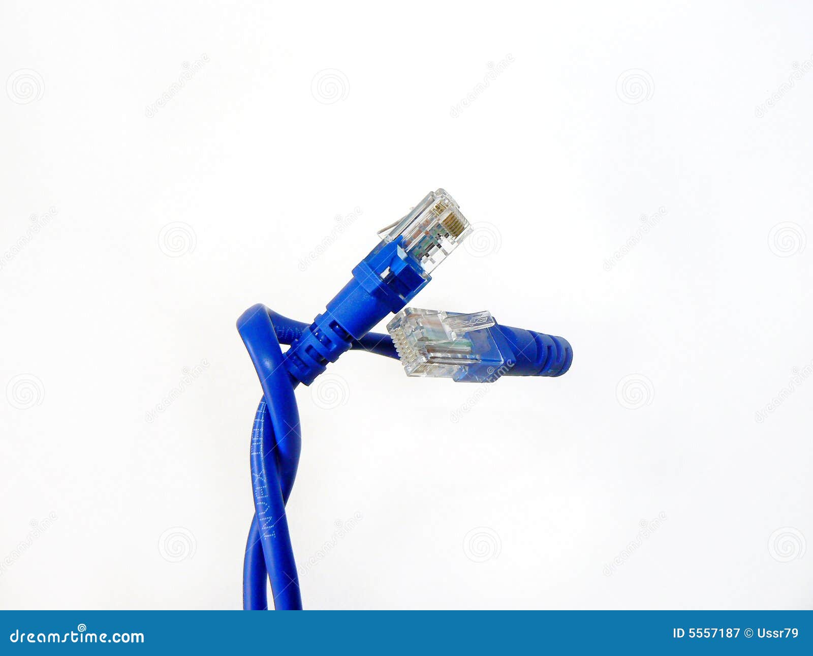 RJ45+RJ45 stock image. Image of close, cable, white, computer - 5557187