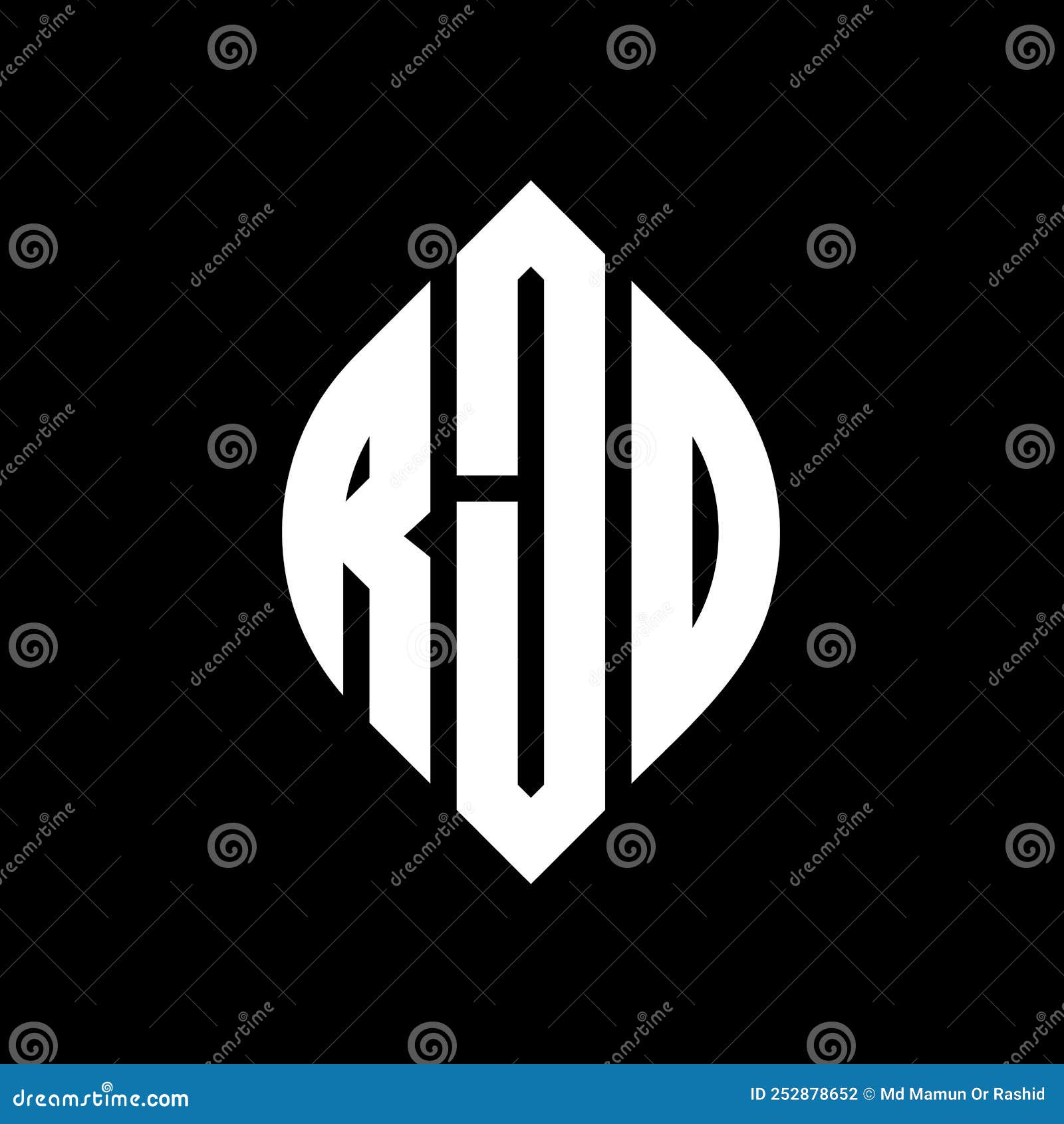 RJO Circle Letter Logo Design with Circle and Ellipse Shape. RJO ...
