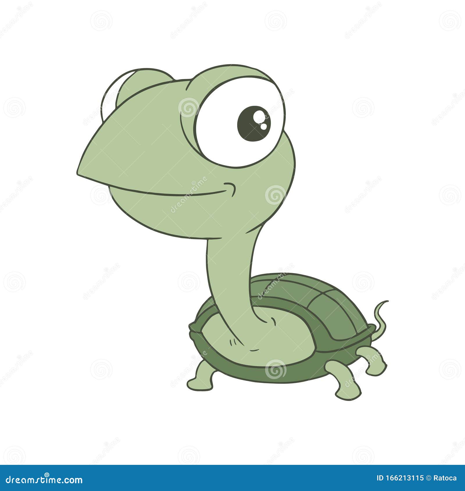 Design of funny turtle stock vector. Illustration of water - 166213115