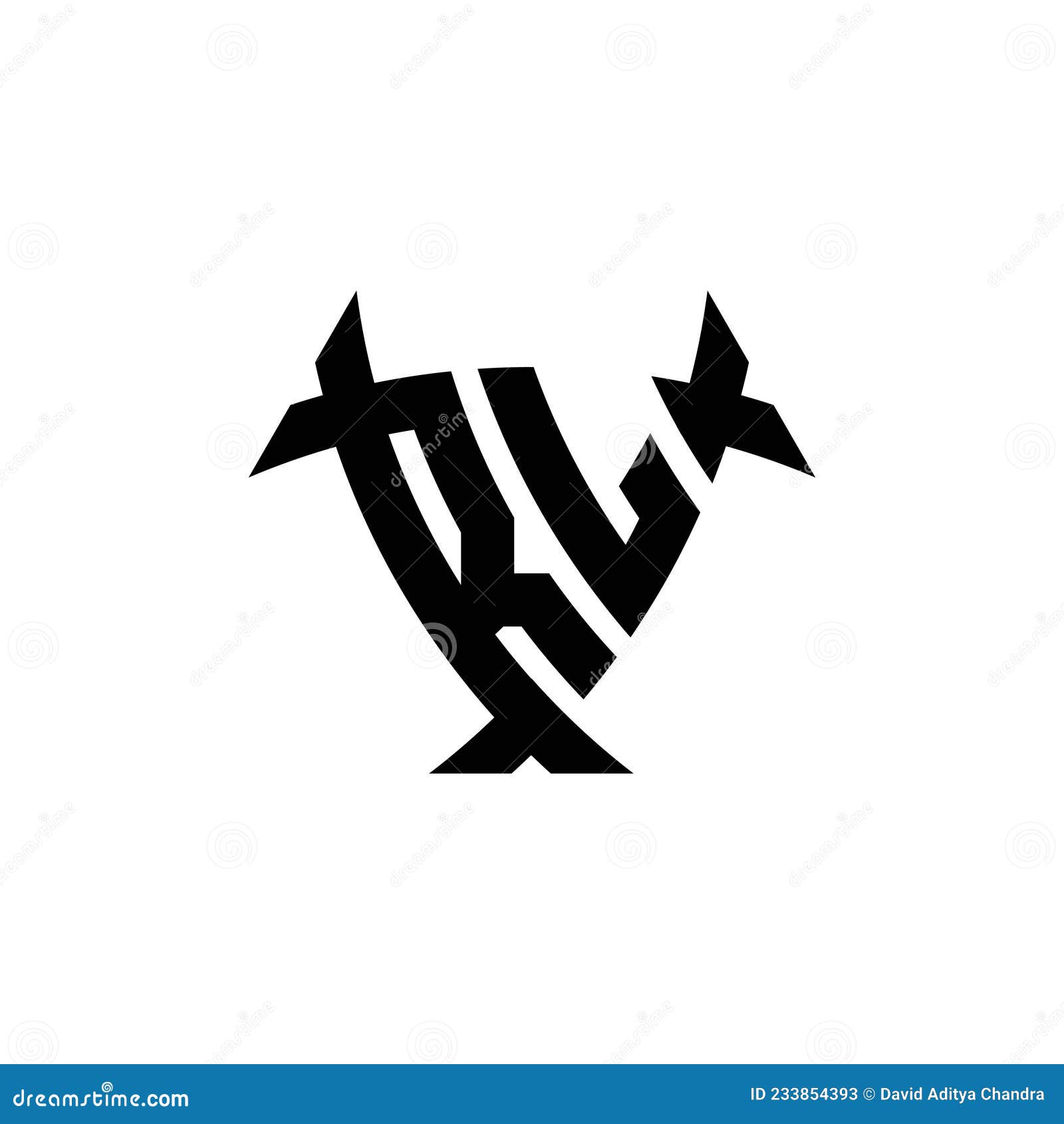 RL Logo Monogram Triangle Shield Style Stock Vector - Illustration of ...