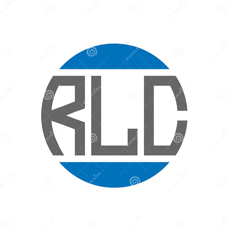 RLC Letter Logo Design on White Background. RLC Creative Initials ...