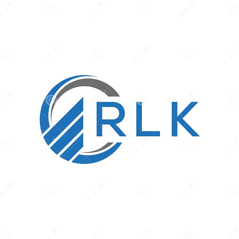RLK Abstract Technology Logo Design on White Background. RLK Creative ...