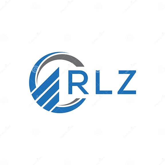 RLZ Abstract Technology Logo Design on White Background. RLZ Creative ...