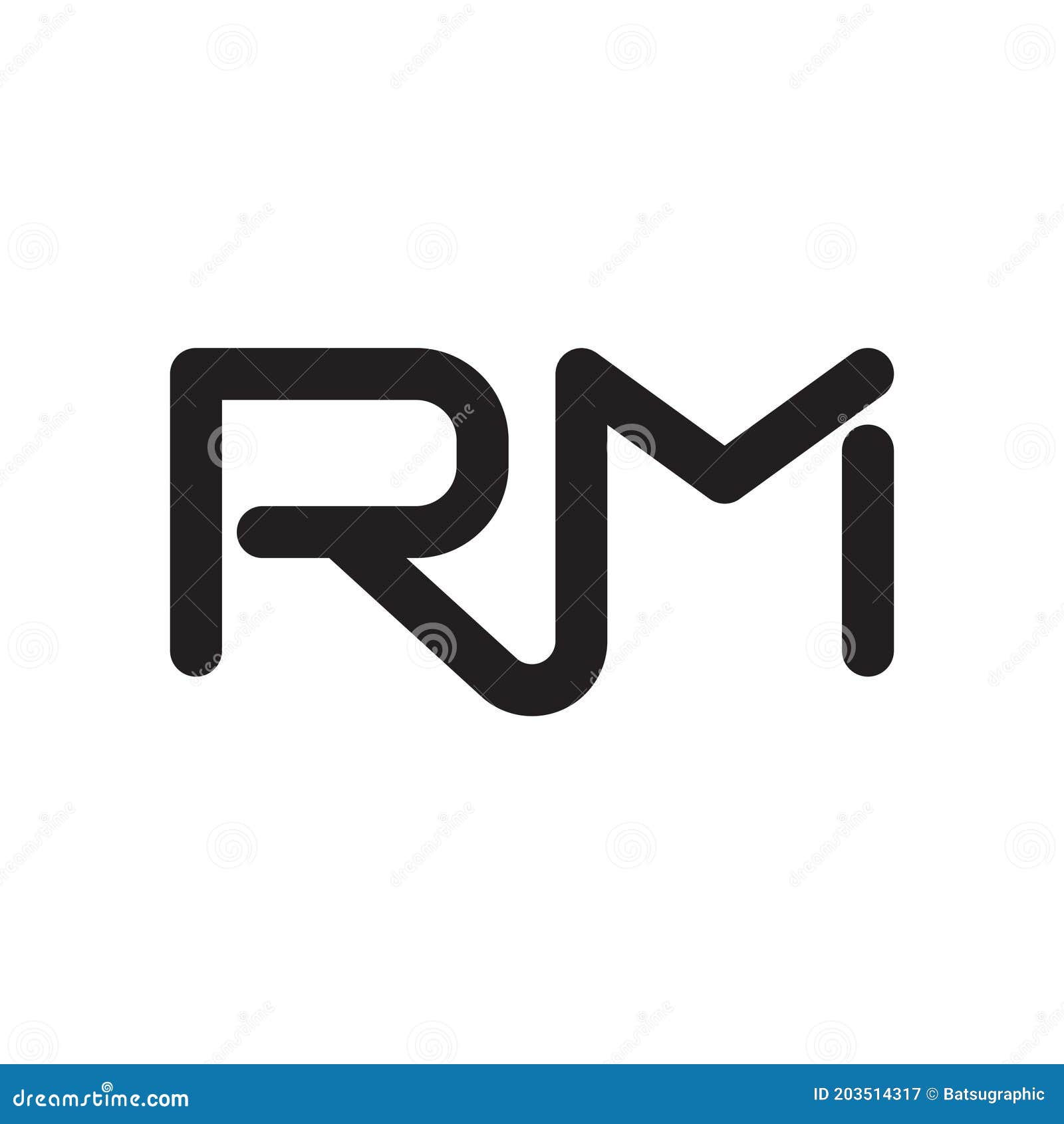 Rm Initial Letter Vector Logo Icon Stock Vector - Illustration of ...