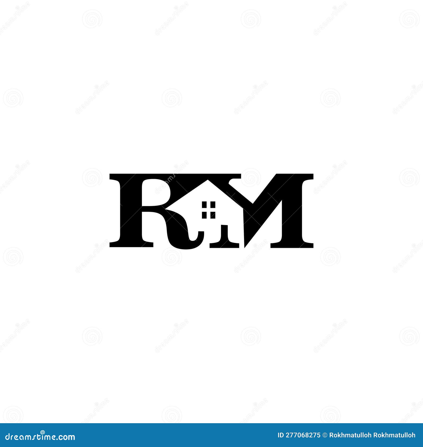 RM Initial Monogram Logo Template Vector Illustration Stock Vector ...