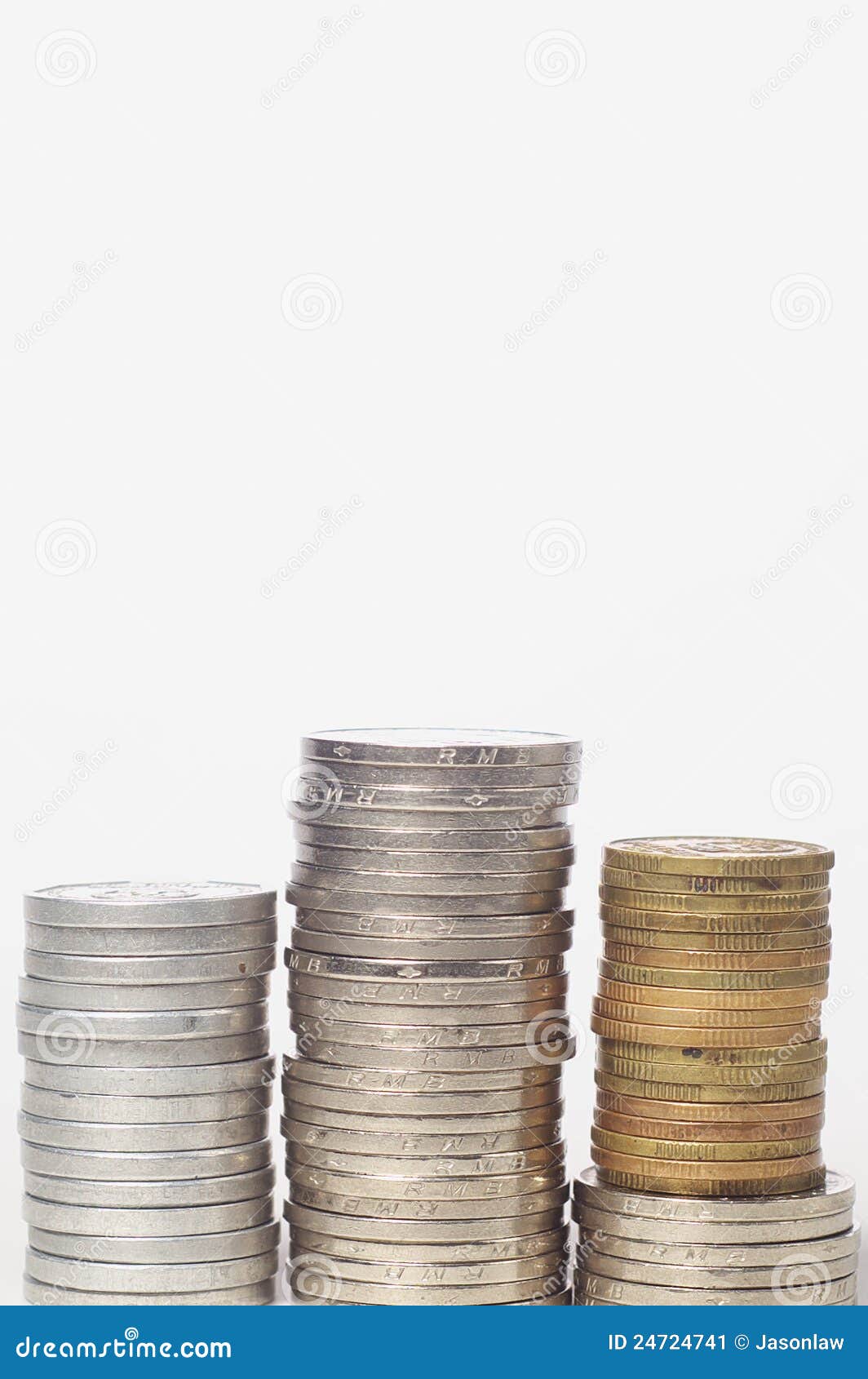 RMB coins stock image. Image of banking, coin, cash, treasure - 24724741