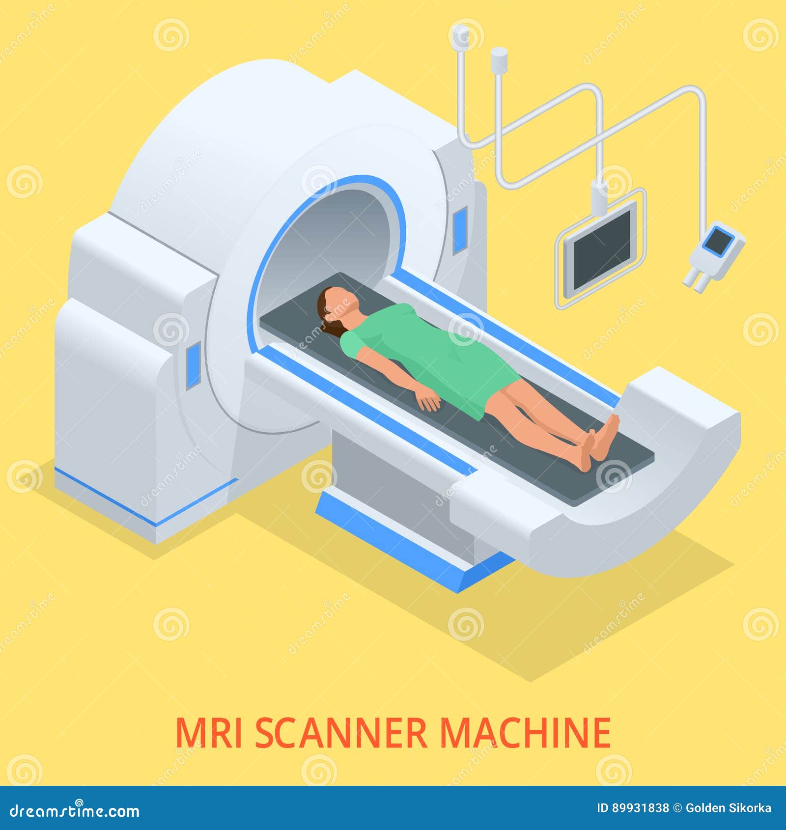 RMI Di Imaging a Risonanza Magnetica Del Corpo Illustrazione Isometrica ... RMI Di Imaging a Risonanza Magnetica Del Corpo Illustrazione Isometrica ...