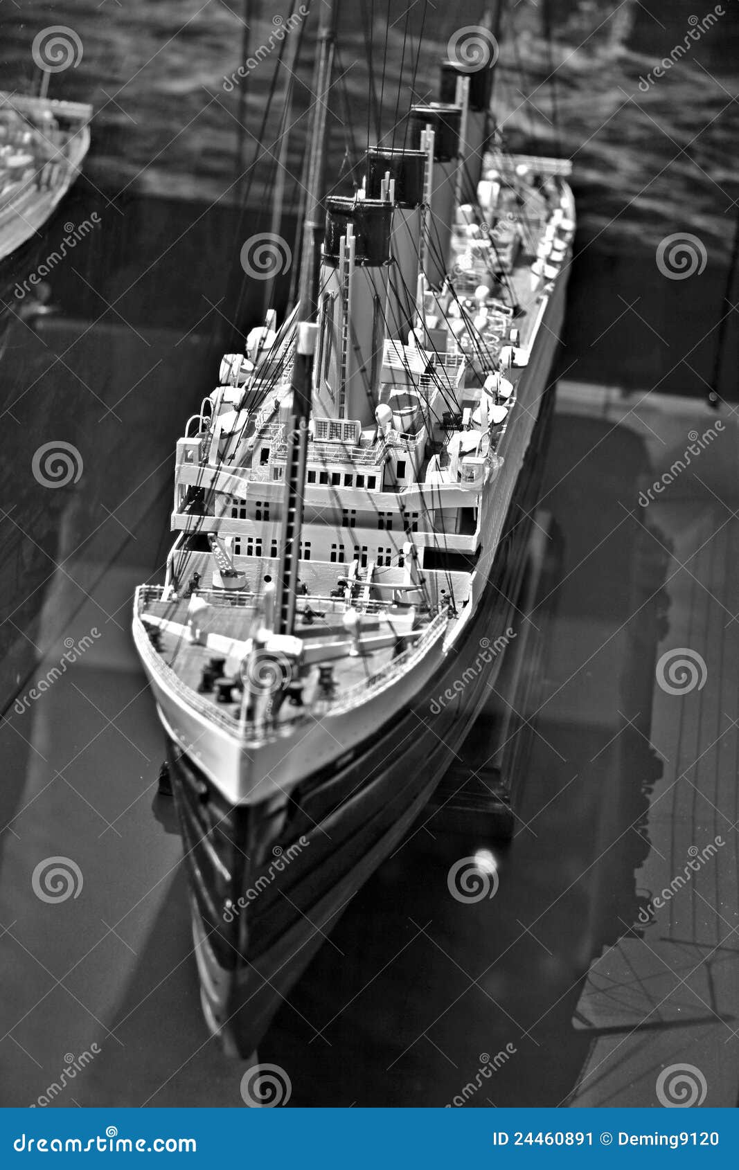 Front view of the Titanic stock image. Image of ocean - 24460891