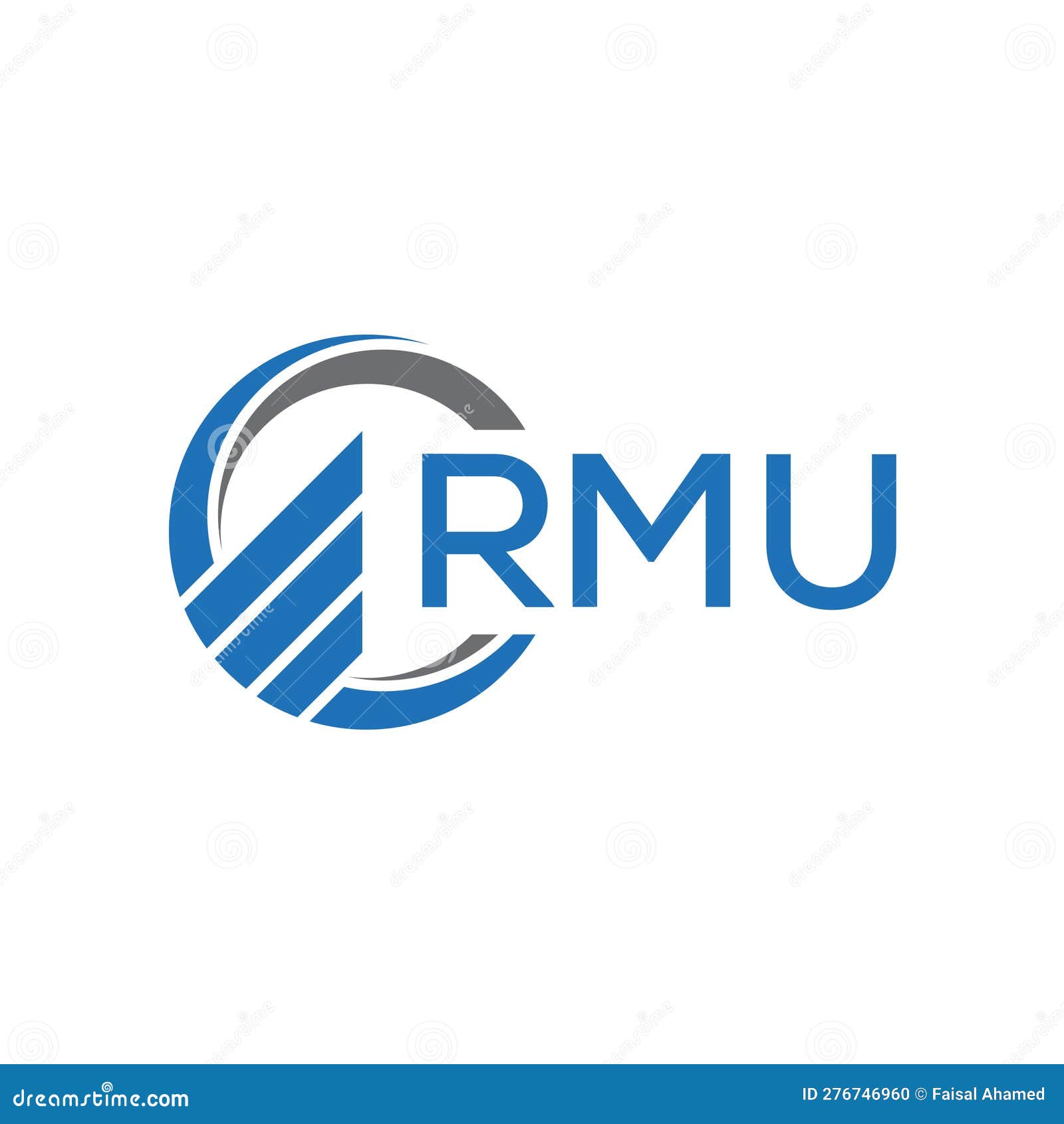Rmu Logo RMU Letter Logo Design On White Background. RMU Creative
