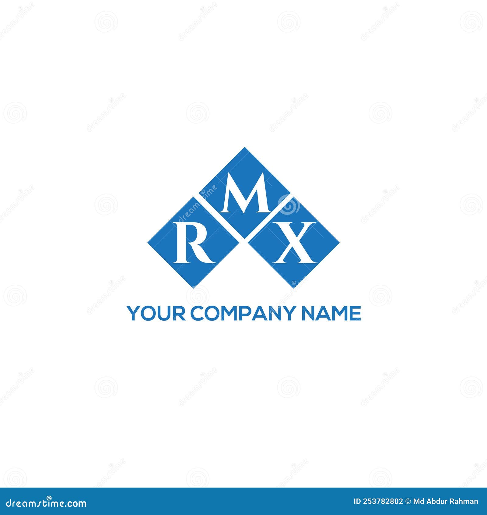 RMX Letter Logo Design on WHITE Background. RMX Creative Initials ...
