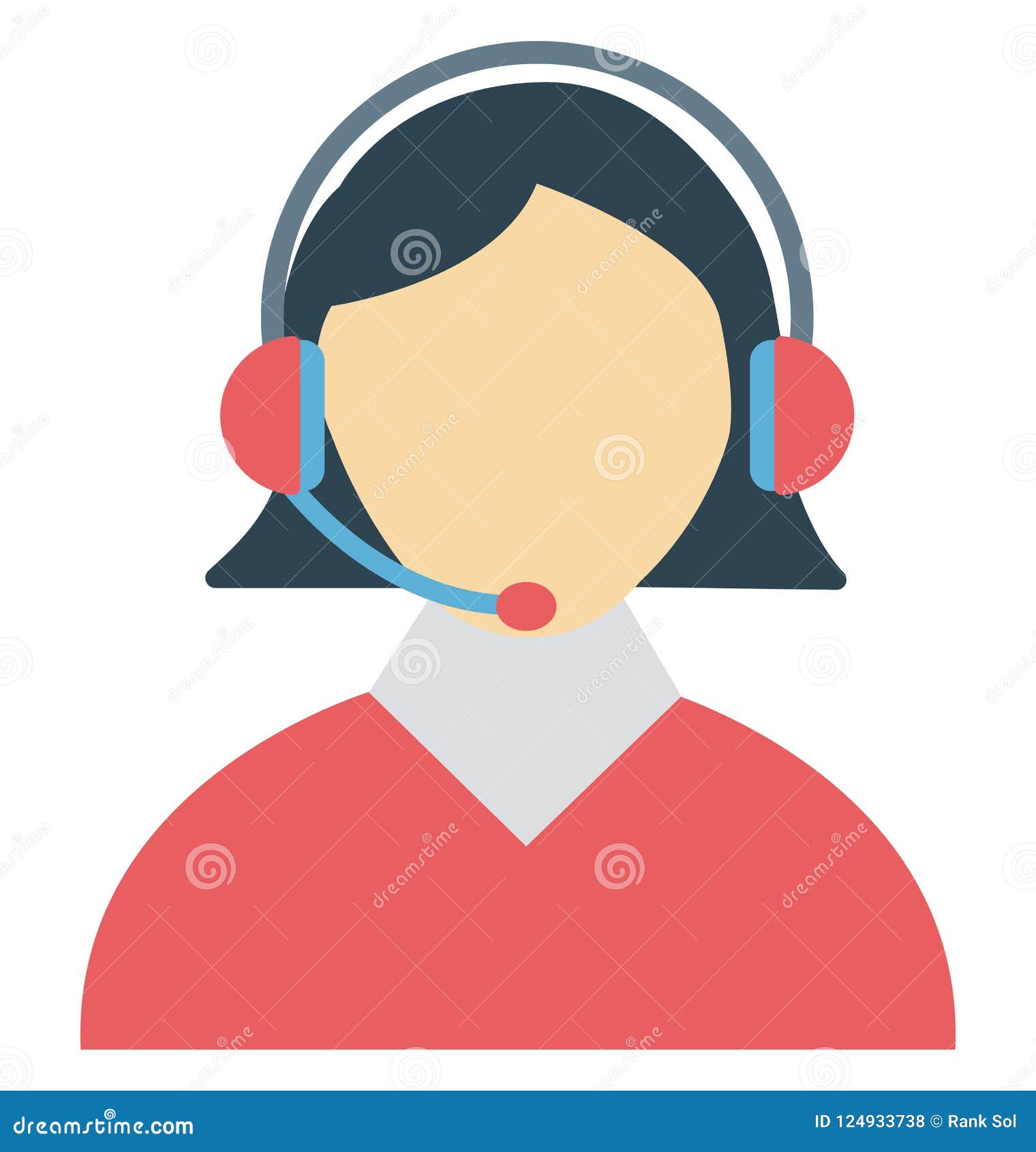 Client Support Color Isolated Vector Icon Editable Stock Vector ...