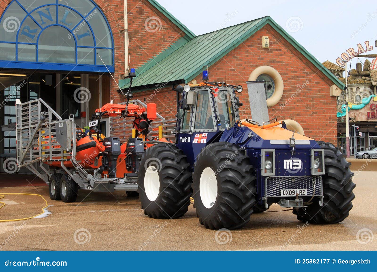 RNLI Atlantic Class Lifeboat Bickerstaffe Editorial Photography - Image ...