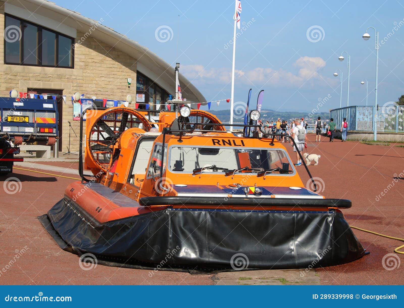 RNLI the Hurley Flyer Hovercraft Morecambe Editorial Stock Photo ...