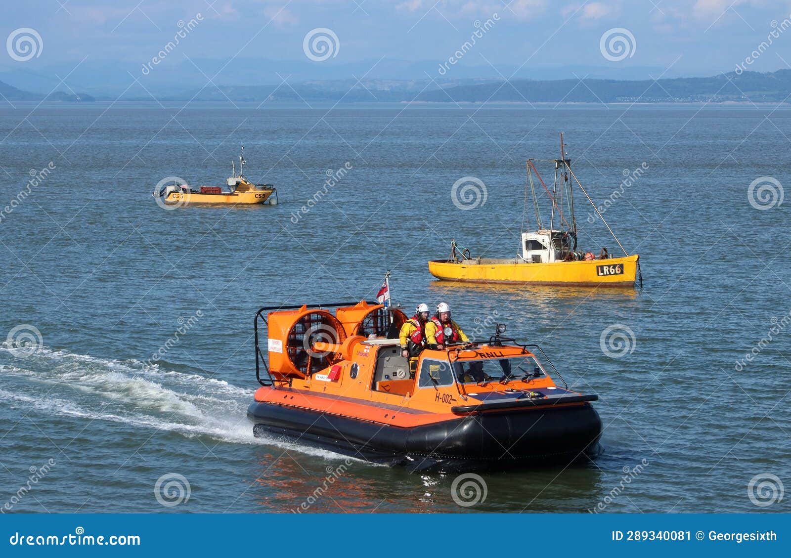RNLI the Hurley Flyer Hovercraft Morecambe Editorial Photo - Image of ...
