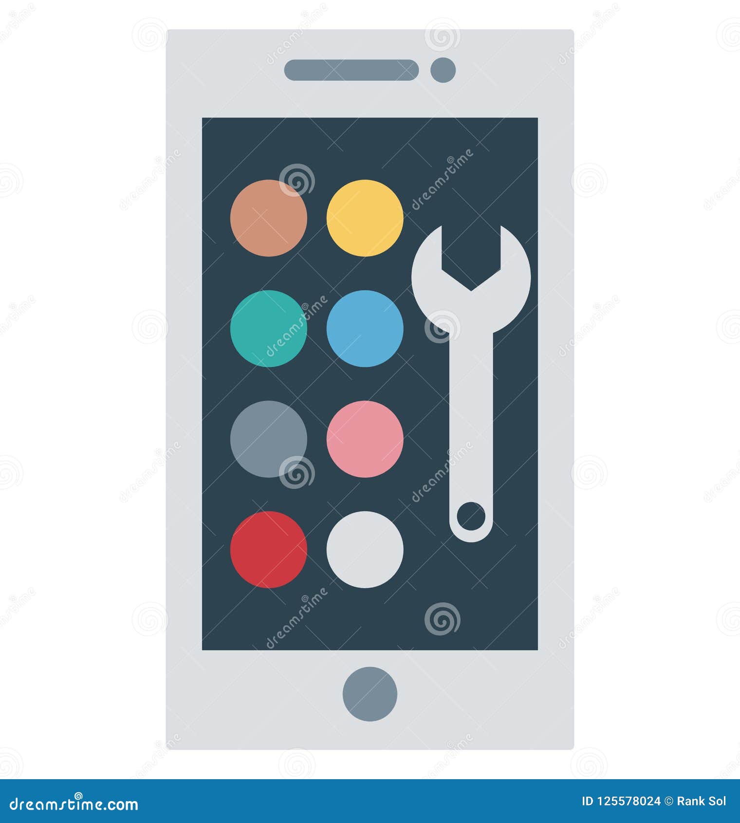 Mobile Development, App Development Isolated Vector Icon Stock Vector ...