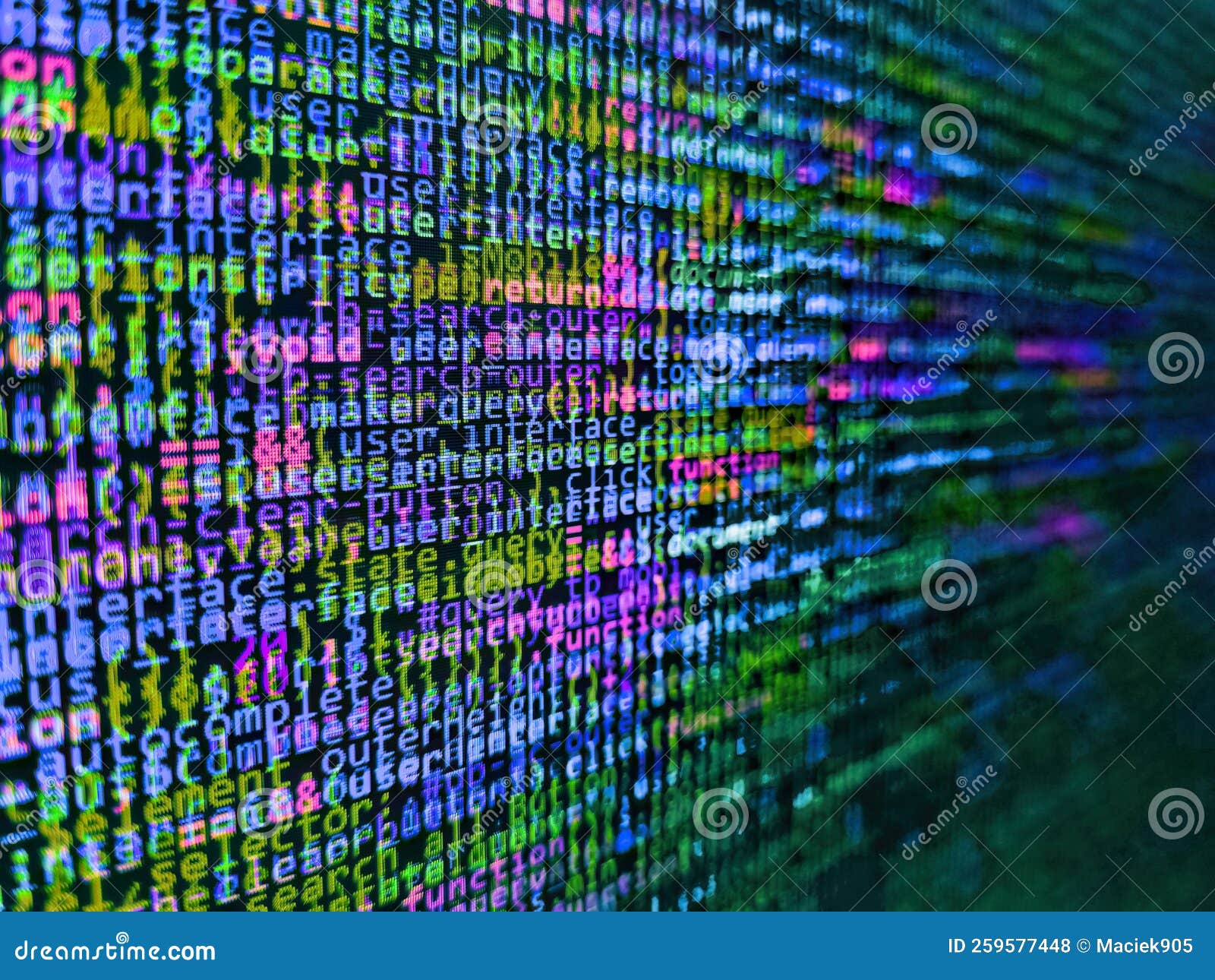 Rnn Neural Network Source Code Html5 Concept Macro Backdrop In Warm Colors Php Language And