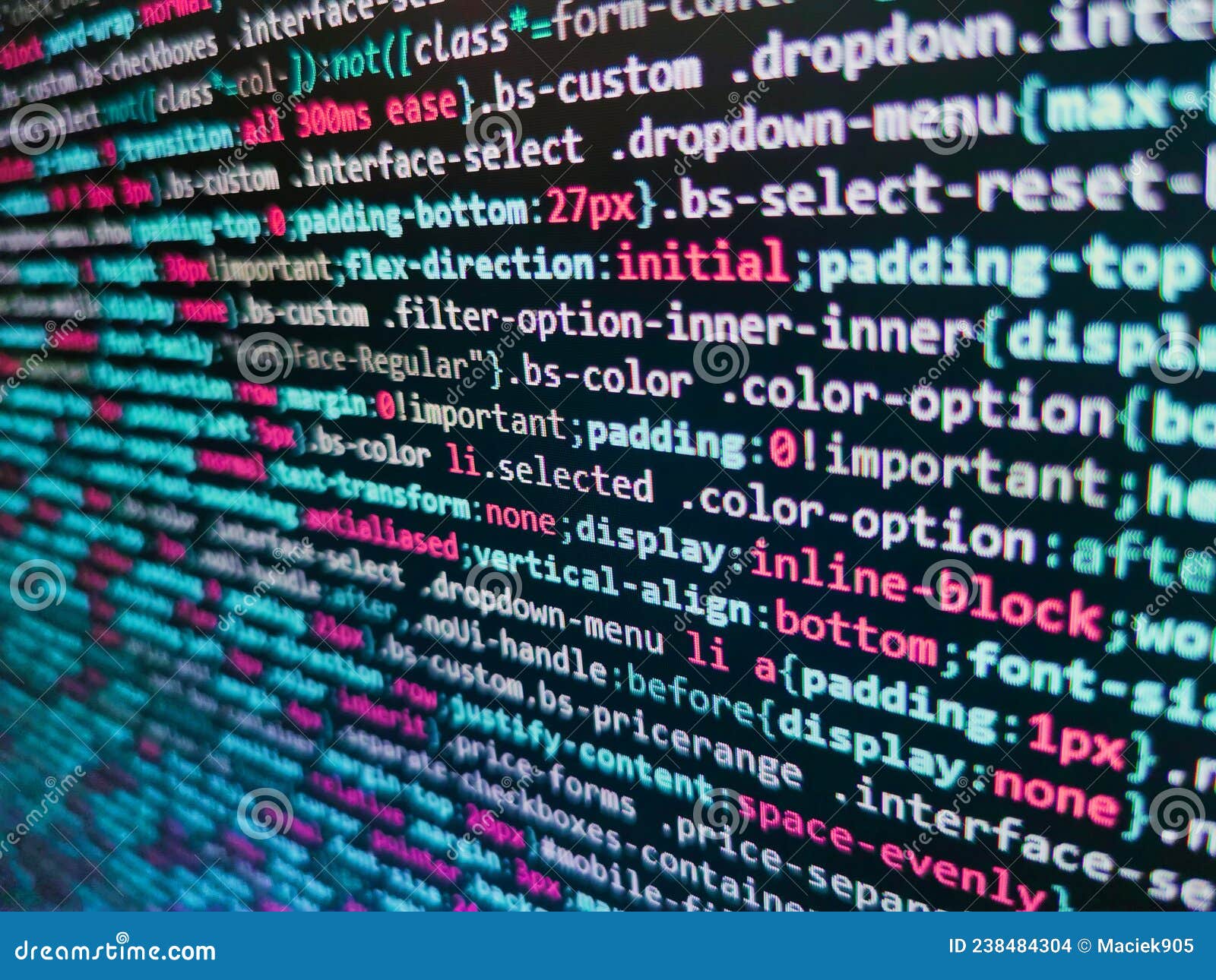 Rnn Neural Network Source Code Html And Css Code Developing Screenshot Template Of Website
