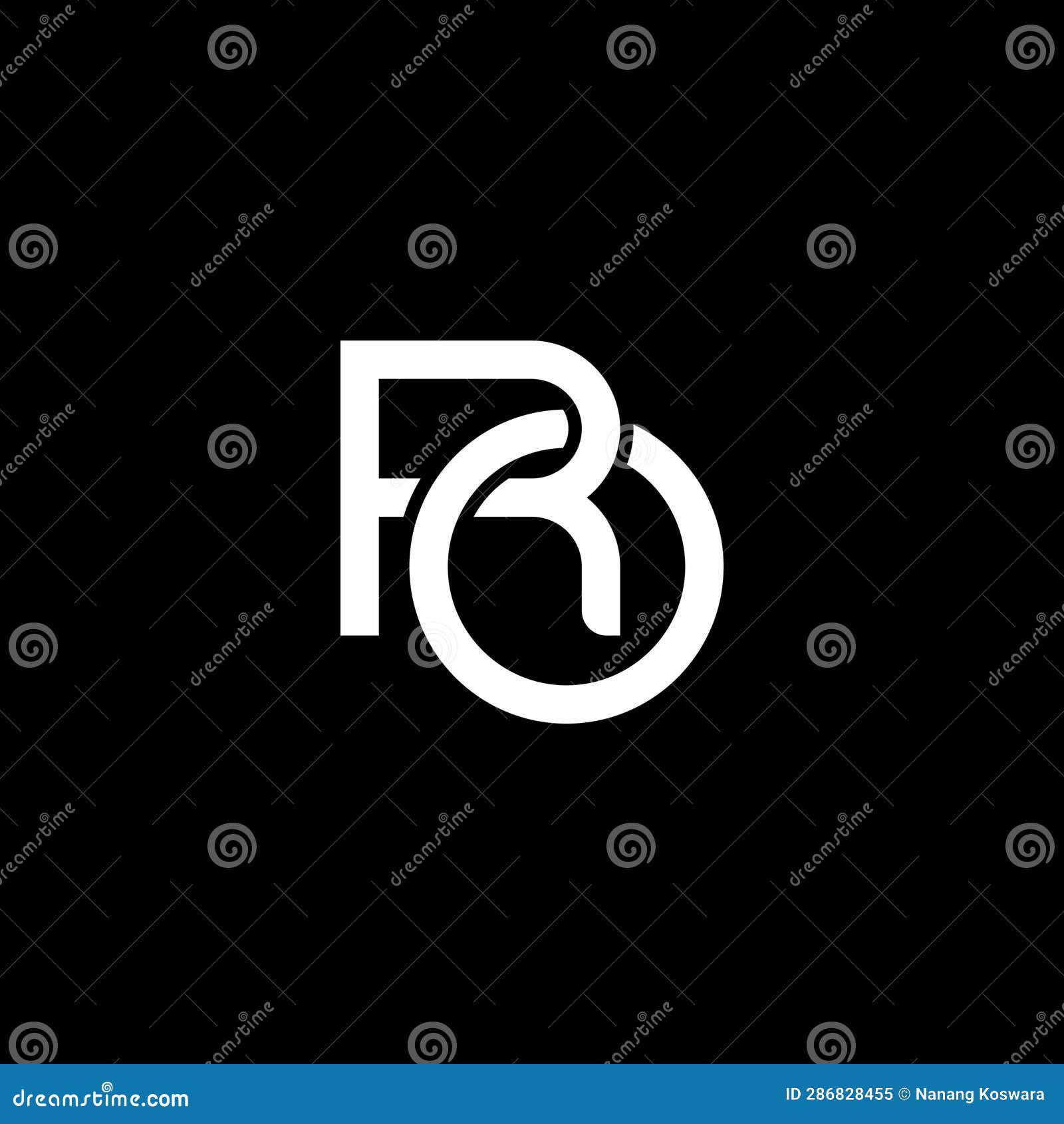 RO Logo Design, RO Monogram, RO Initial Logo, Letter RO Logo, Icon ...