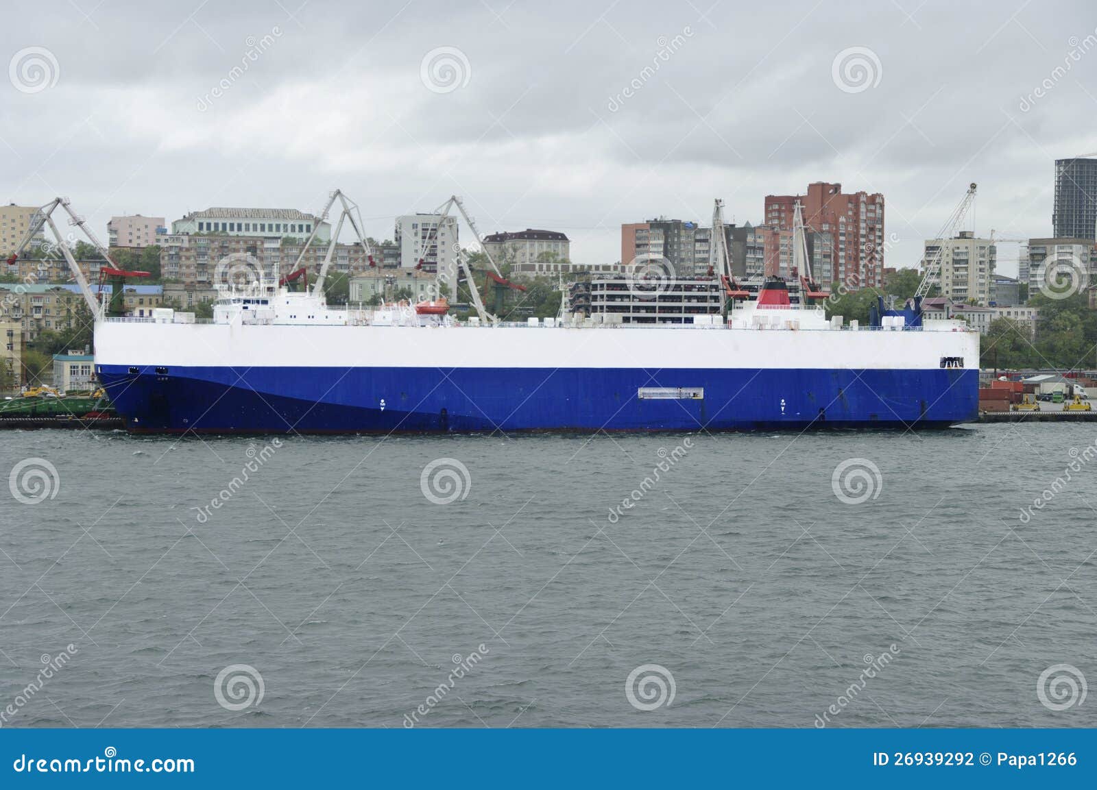 Ro-Ro Cargo Ship stock photo. Image of boat, trade, cargo - 26939292