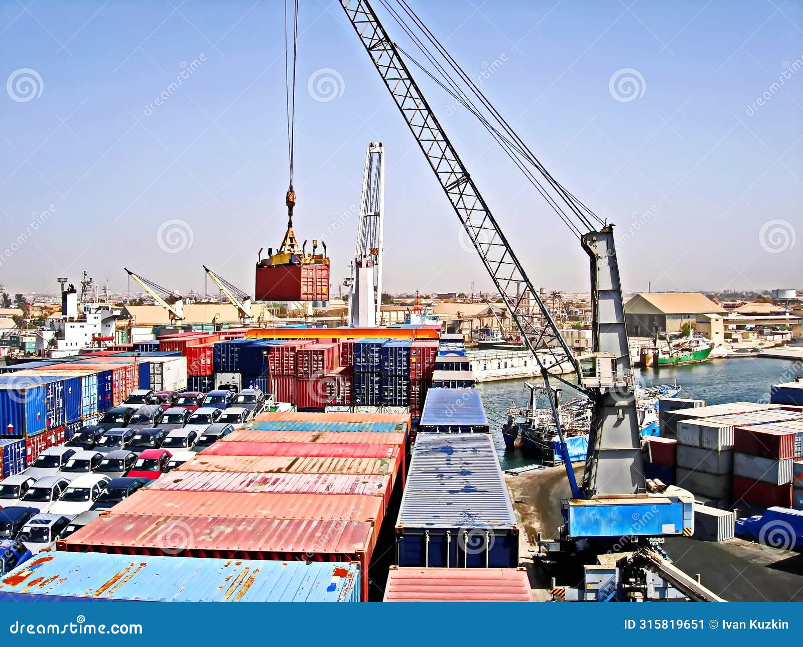 Ro-Ro Ship. the Upper and Inner Decks are Used for Loading and ...