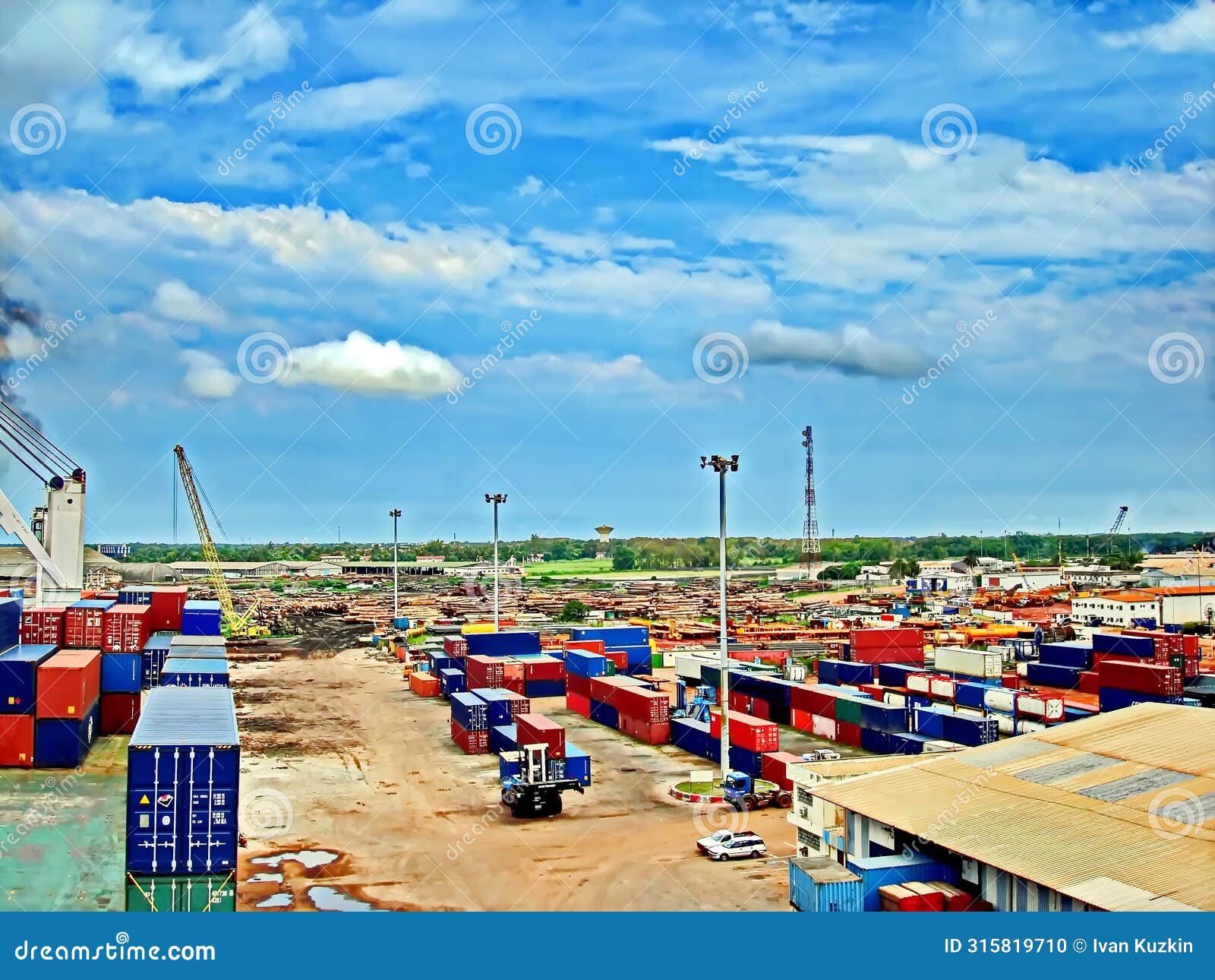 Ro-Ro Ship. the Upper and Inner Decks are Used for Loading and ...