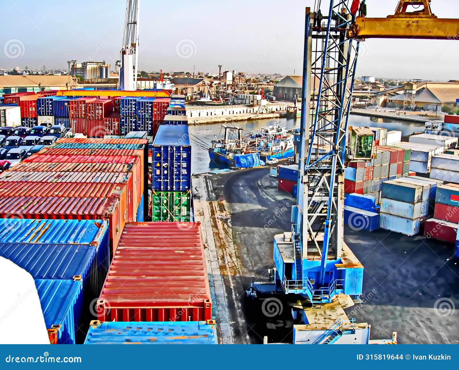 Ro-Ro Ship. the Upper and Inner Decks are Used for Loading and ...