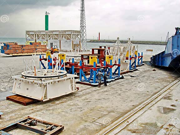 Ro-Ro Ship. the Upper and Inner Decks are Used for Loading and ...