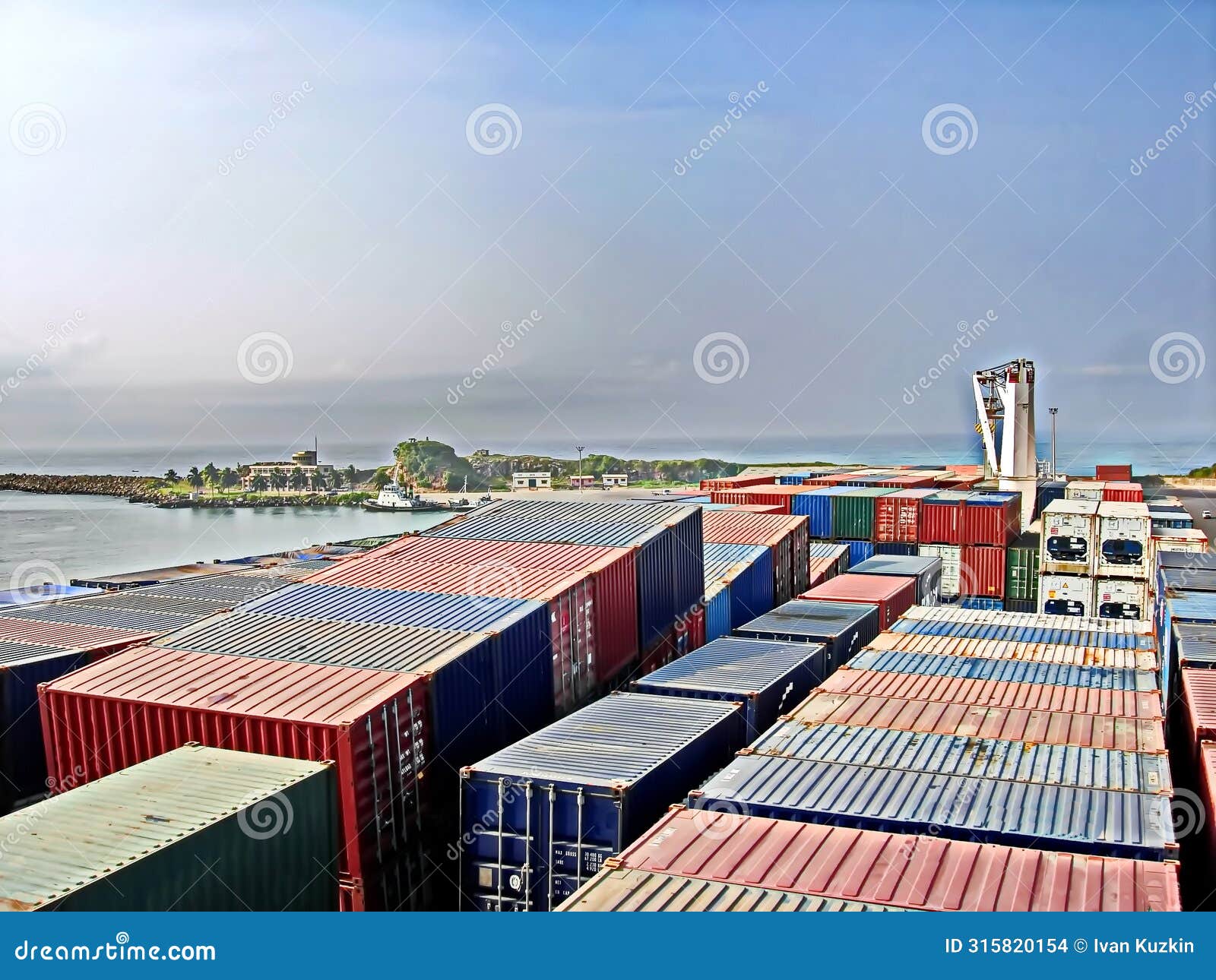 Ro-Ro Ship. the Upper and Inner Decks are Used for Loading and ...