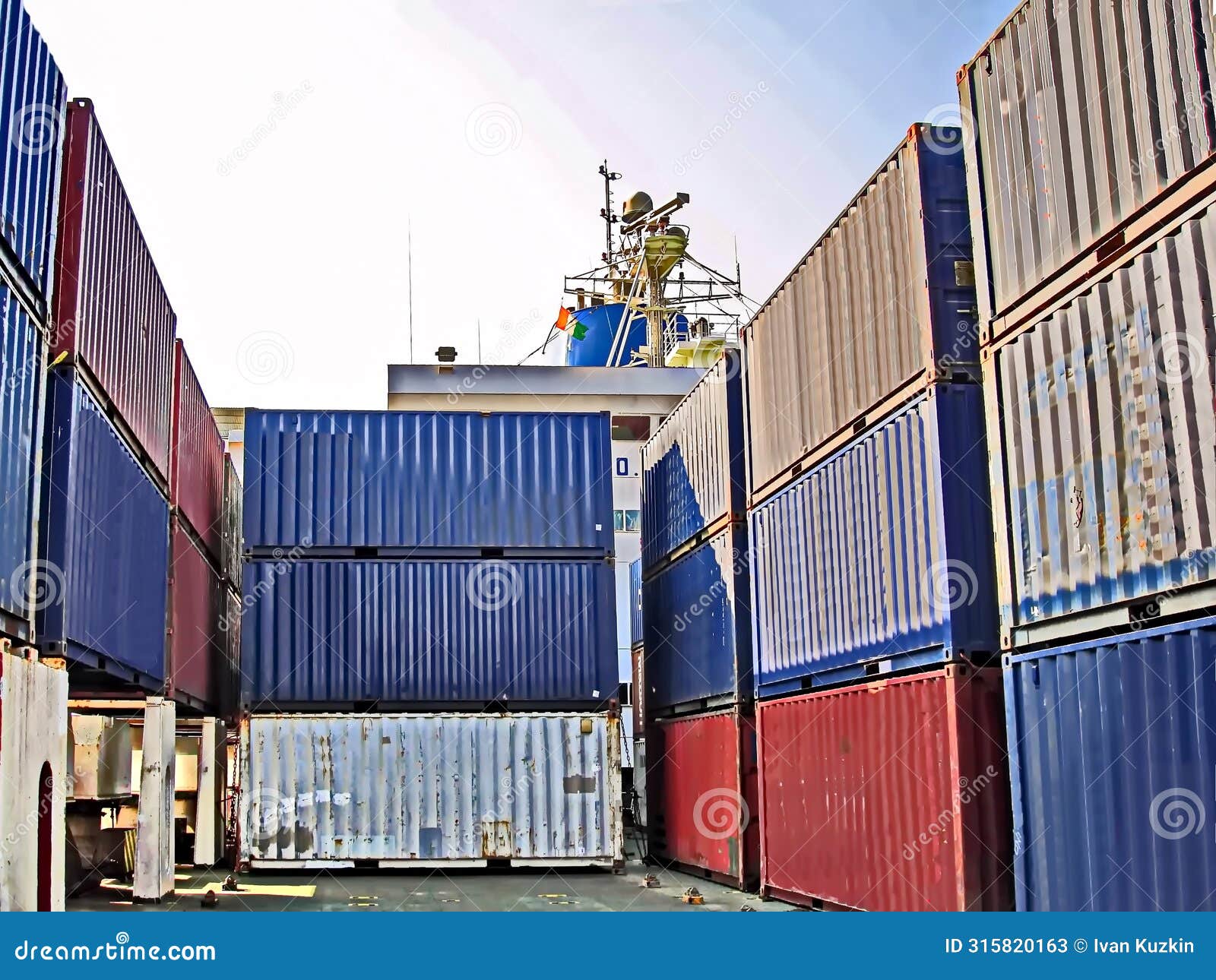 Ro-Ro Ship. the Upper and Inner Decks are Used for Loading and ...