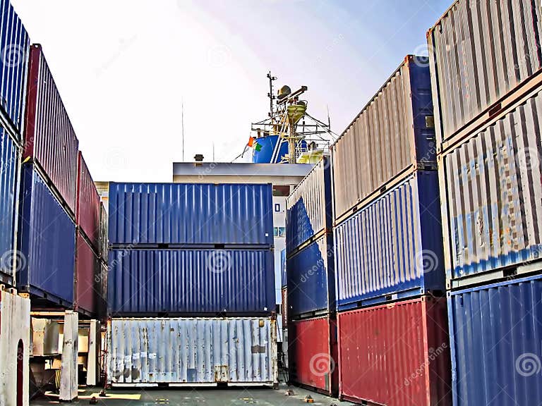 Ro-Ro Ship. the Upper and Inner Decks are Used for Loading and ...