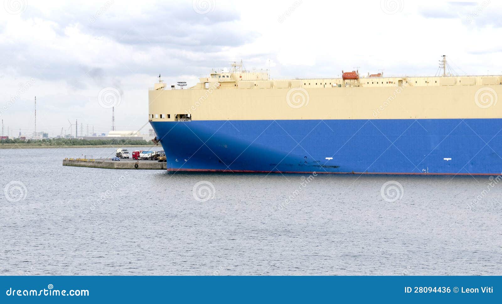 Ro ro vessel stock photo. Image of transport, roro, load - 28094436