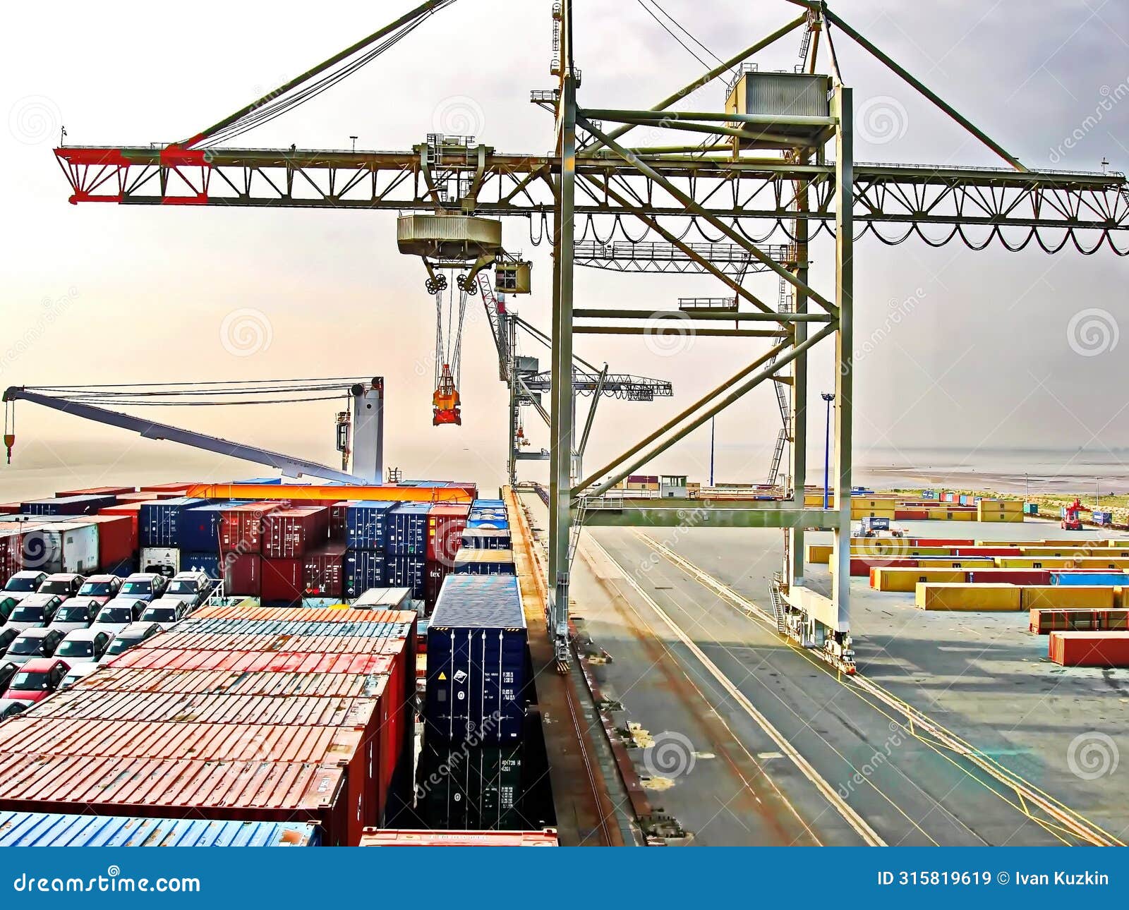 Ro-Ro Ship. the Upper and Inner Decks are Used for Loading and ...