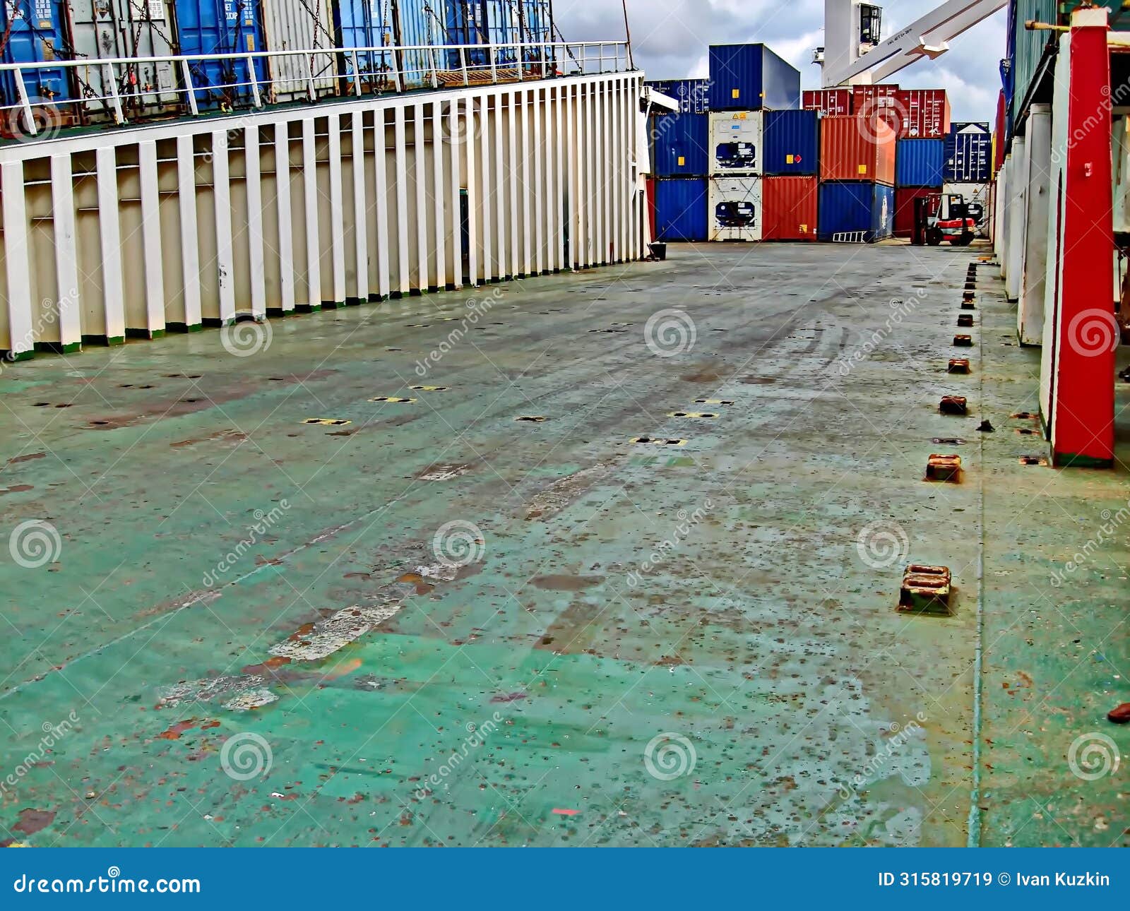 Ro-Ro Ship. the Upper and Inner Decks are Used for Loading and ...
