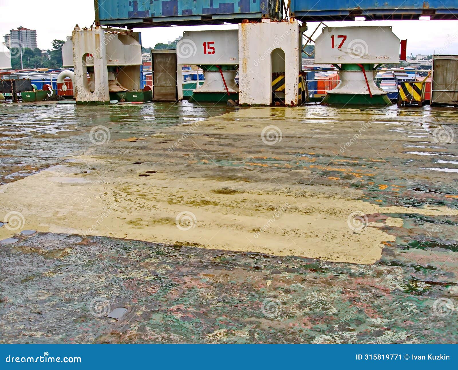 Ro-Ro Ship. the Upper and Inner Decks are Used for Loading and ...