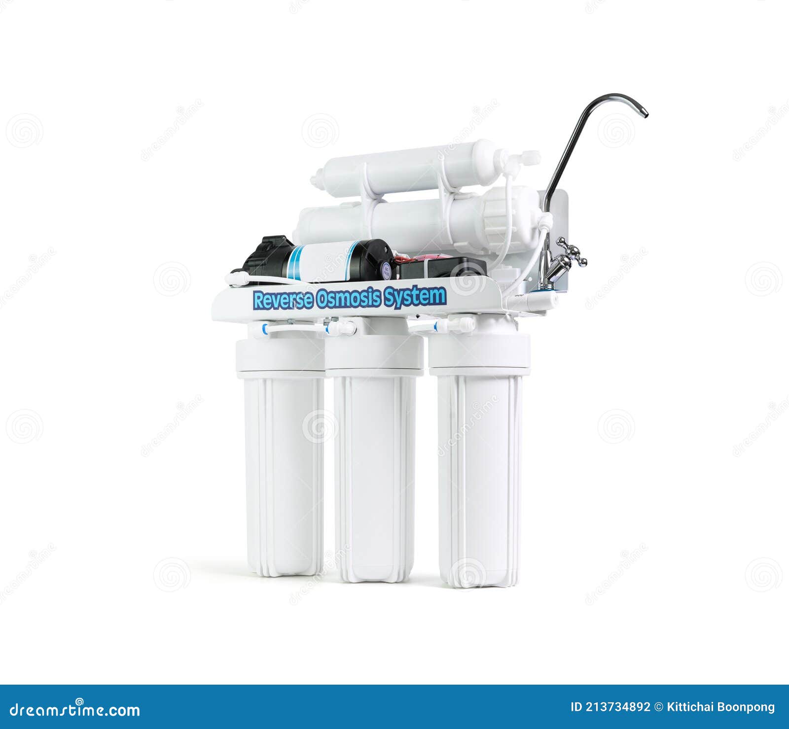 Ro Water Purifier Filter Isolation on a White Background with a Cliping ...