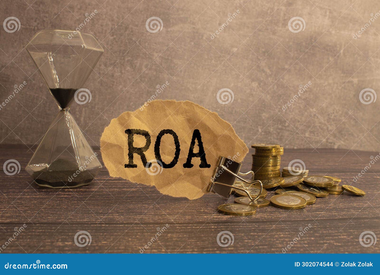 ROA Return On Assets - Percentage Of How Profitable A Company`s Assets ...