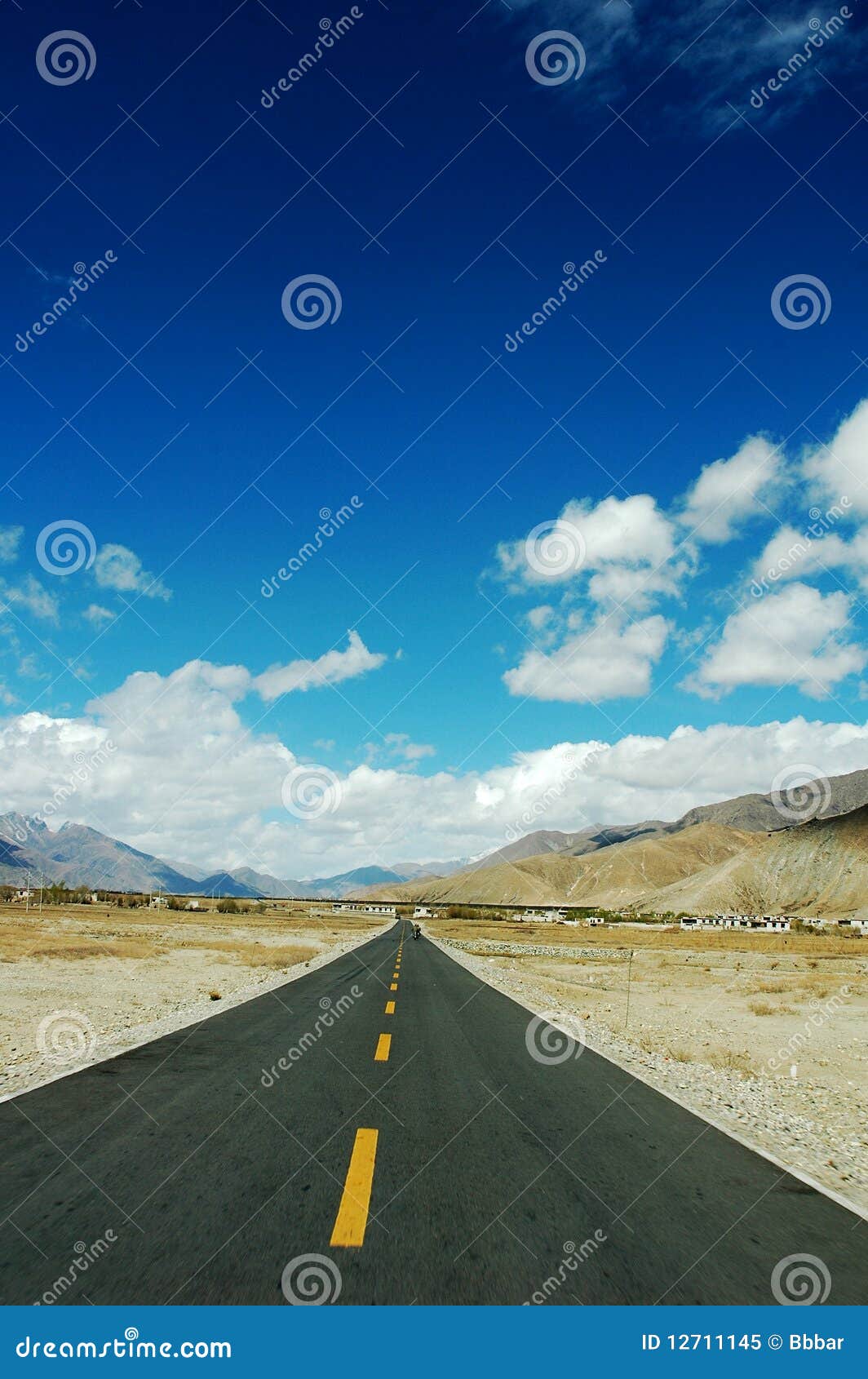 Road stock image. Image of blue, landscape, lines, path - 12711145