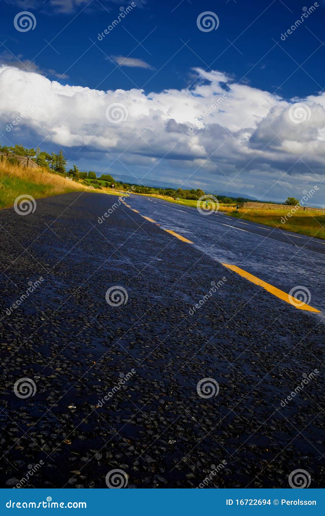 Road stock photo. Image of blue, asphalt, route, travel - 16722694
