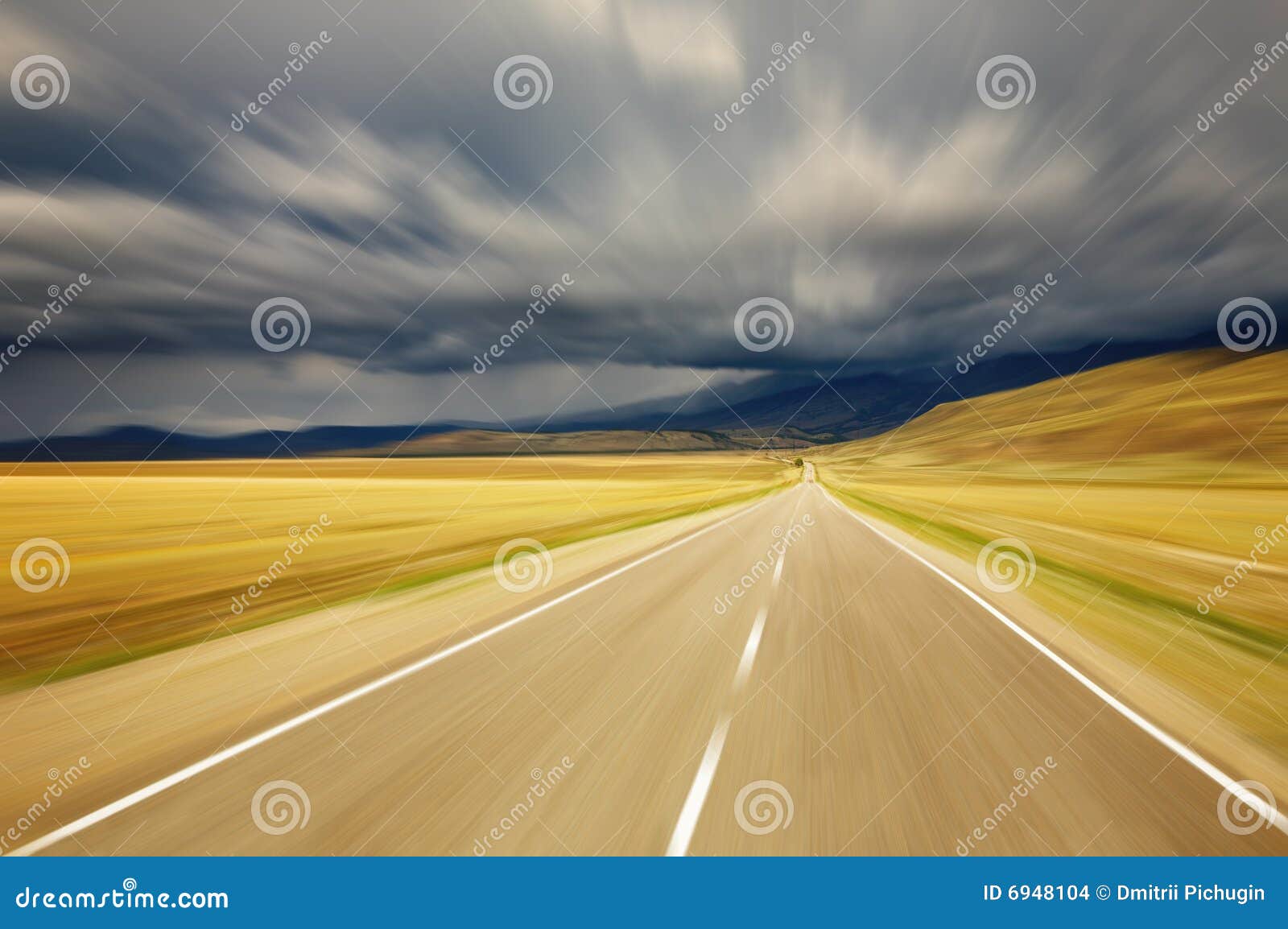 Road stock photo. Image of fast, empty, motion, nature - 6948104