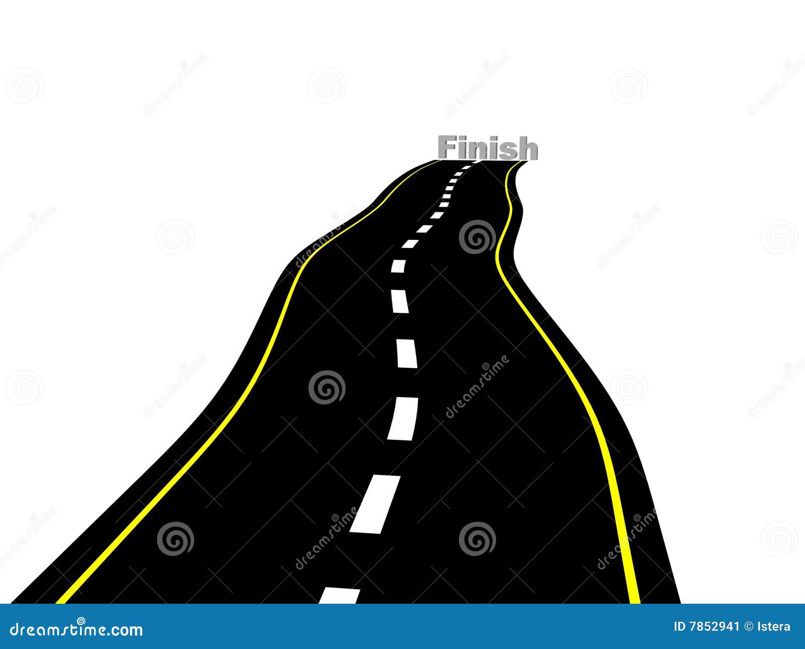 Road stock illustration. Illustration of road, transportation - 7852941